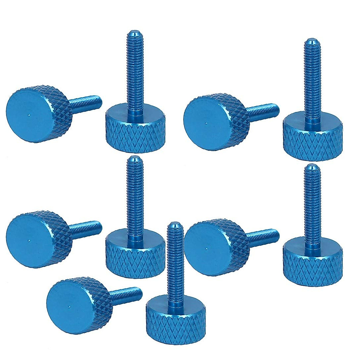 New Lon0167 Computer PC Featured Graphics Card Knurled reliable efficacy Head Thumb Screws Sky Blue M3x16mm 10pcs(id:757 f7 d3 373)