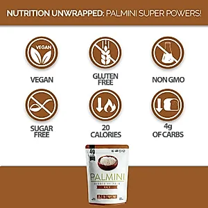 Palmini Rice | Low-Carb, Low-Calorie Hearts of Palm Rice | Keto, Gluten Free, Vegan, and Non-GMO | As seen on Shark Tank | (12 Ounce Pouch - Pack of 1)