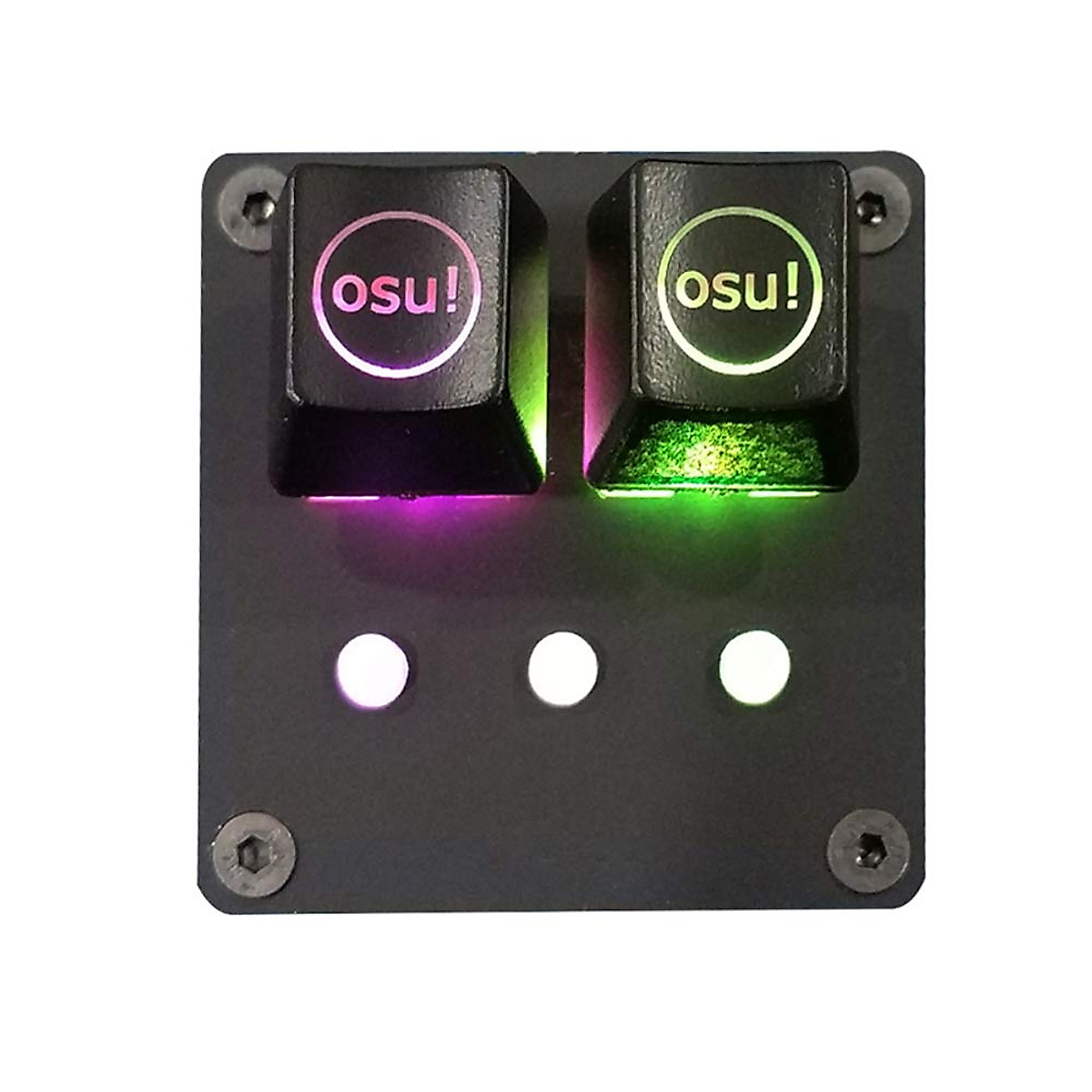 HFSECURITY 5 Keys OSU Keypad Definable Gaming Keyboard V4 USB 2.0 Cherry MX Switch RGB Mechanical Keyboard with Software