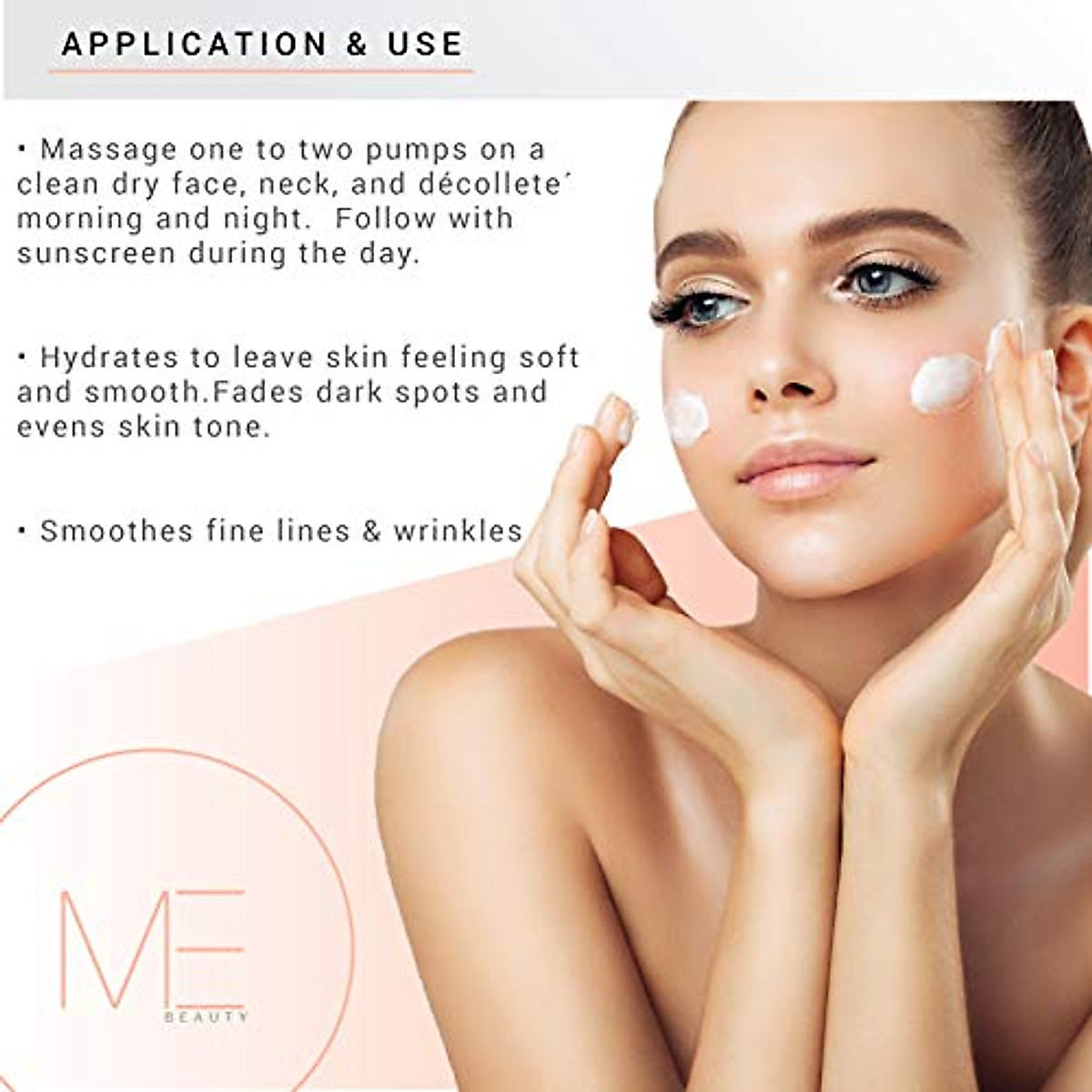 ME Beauty - Skin Brightening Scar Cream With Vitamin C and Kojic Acid, Anti Aging Face Cream, Dark Spot Corrector, Fade Cream(1 Ounce)