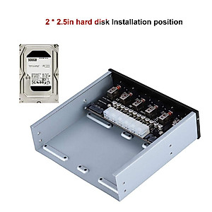 Hard Disk Power Switch, SATA Drive Switch Plastic + Metal Power Switch with 6 Self-Locking Switches SATA Switch, Hard Drive Selector for Desktop Computer for PC
