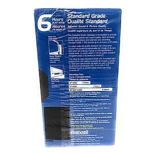 Maxell Standard Grade VHS Videocassette (214048)