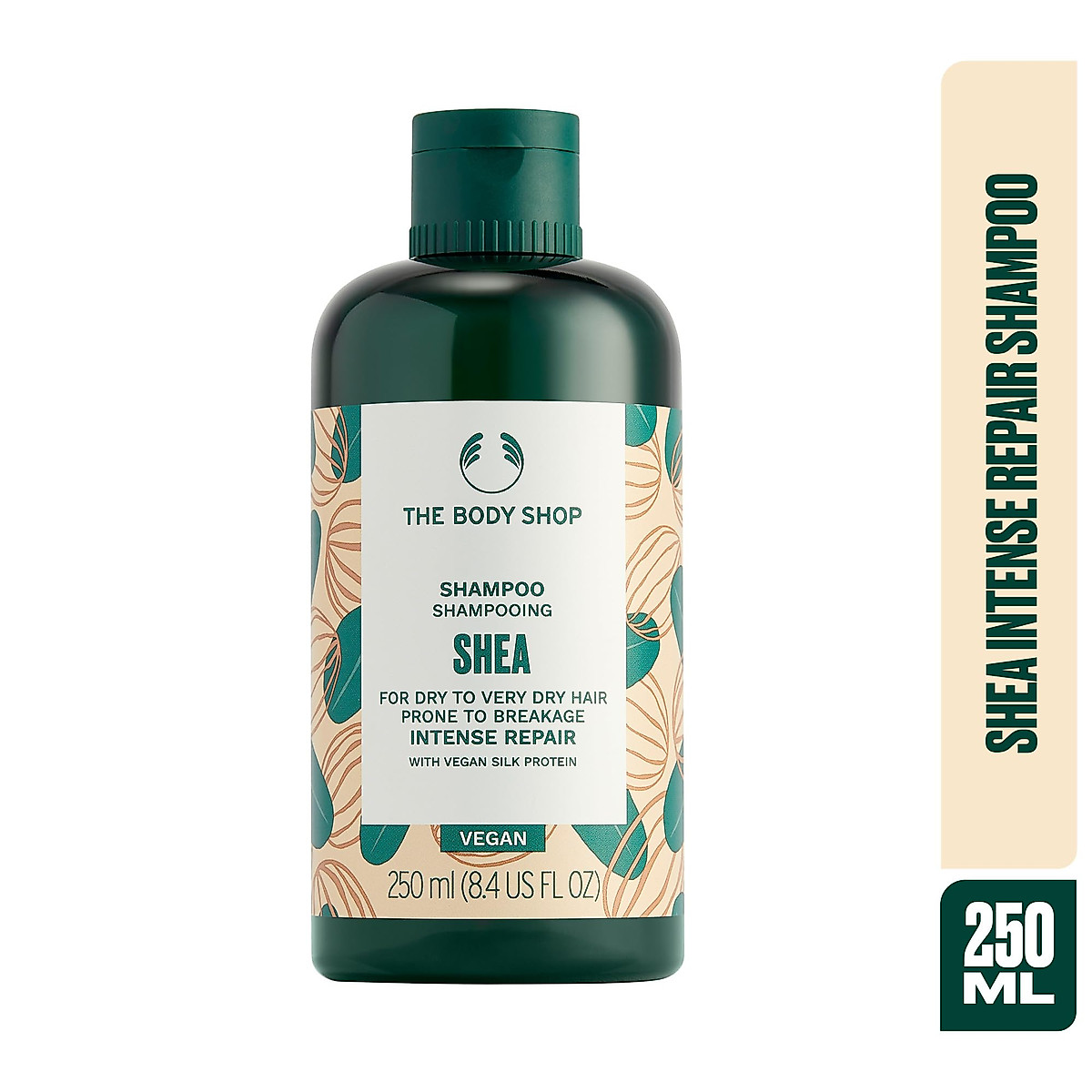 The Body Shop Shea Intense Repair Shampoo - Intense Repair For Dry Hair - With Vegan Silk Protein - Vegan - 8.4 Fl Oz