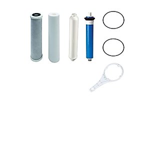 CFS COMPLETE FILTRATION SERVICES EST.2006 Universal 4-Stage Under Sink Reverse Osmosis Replacement Filter Kit