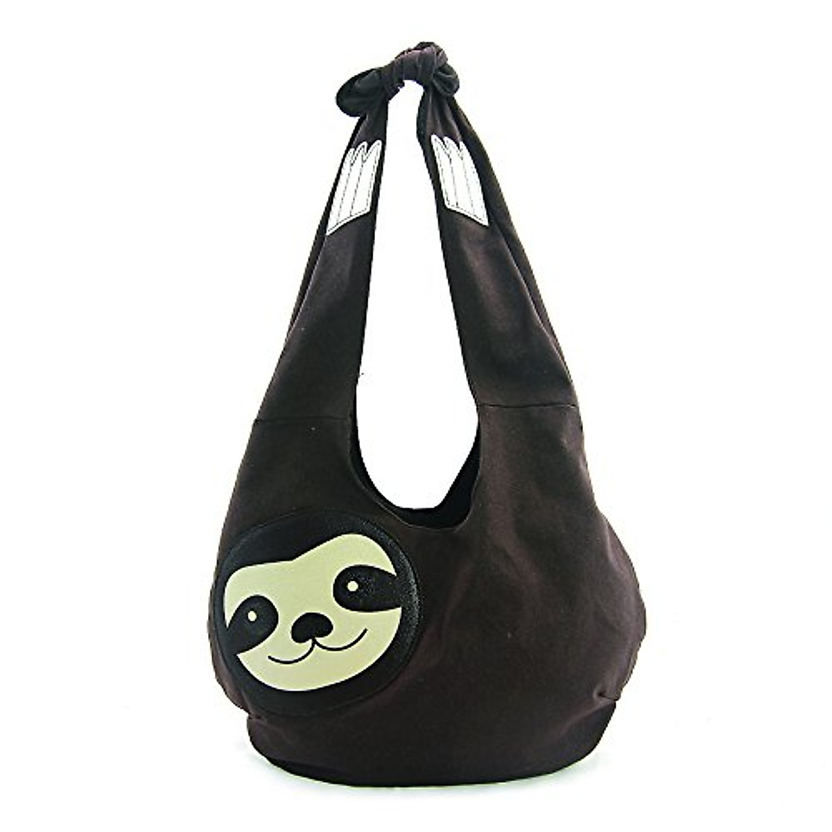 Sleepyville Critters Hang Loose Sloth Hobo Bag On Canvas