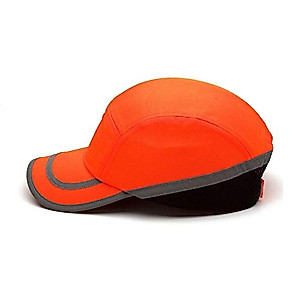 Pyramex Safety HP500 Baseball Bump Cap, Hi-vis Orange