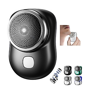 2023 New Mini Shave Portable Electric Shaver, Portable Pocket Electric Face Razor for Men, USB Rechargeable Razors Easy One-Button Use Magic Mini Shavers Electric Shaving Machines for Home Car Travel
