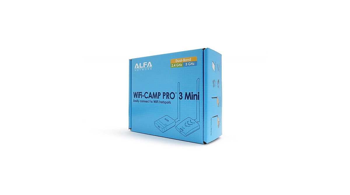ALFA WiFi Camp Pro 3 Mini 2.4 + 5 Ghz Dual Band WiFi Extender Repeater ...