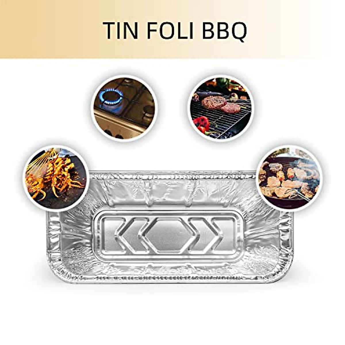 20 Pack Drip Pans Compatible with Blackstone Griddle 36/22/17/28 Inches, Grease Cup Liners for Outdoor Grill, Aluminum Foil Griddle Catcher 20 Counts