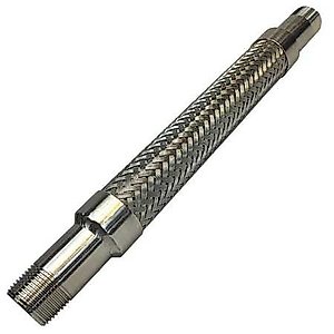 316 Stainless Steel,Flexible Metal Hose Assembly, 1 In 24 In-2040016967