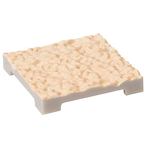 Monster Adventure Terrain- Sand Tiles- 50pc Hand-Painted 1x1 - Tile Set- Easy Snaps Creates Amazing Tabletop Terrain in Minutes- Compatible with DND Dungeons Dragons, Pathfinder, All RPG Games