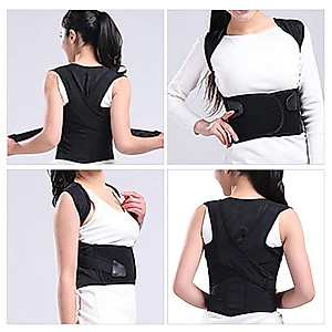 LSRRYD Back Support Belt Orthodontic Band Lower Back Brace Pain Relief for Pain Relief and Injury Prevention (Size : M)
