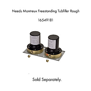 AXOR Classic Montreux 2-Handle 20-inch Wide Wall-Mounted Freestanding Bathtub Faucet with Handshower in Brushed Nickel, , 16547821