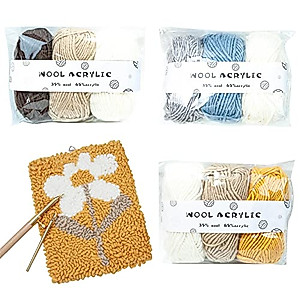 Yarn Thick Yarn Knitting Yarn Hand Knitting Wools Crochet Yarn Weave Thread DIY Sweater Yarn Hand Knitting Yarn Wools Crochet Yarn for Crocheting Yarn Milk Yarn