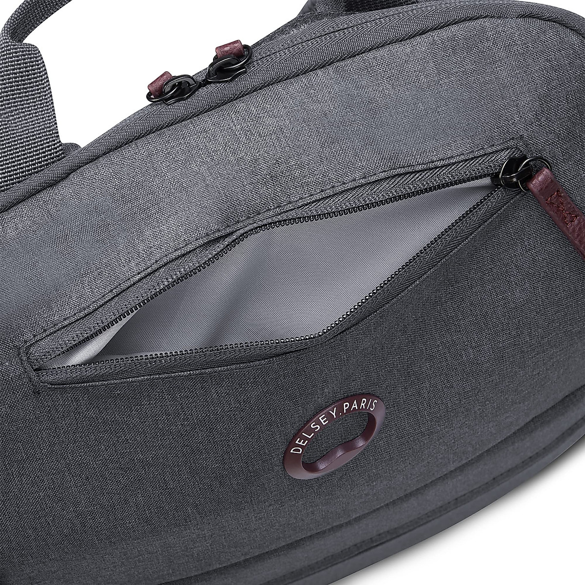 DELSEY Paris Maubert 2.0 Laptop Backpack, Anthracite, 15.6 Inch