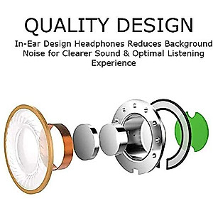 【2pack】 for iPhone Earphones with 3.5 mm Headphone Plug for Mic Call + Volume Control Earbuds in-Ear Headphone Headset Compatible with iPhone 6s / 6plus / 6 / 5s, Android, PC