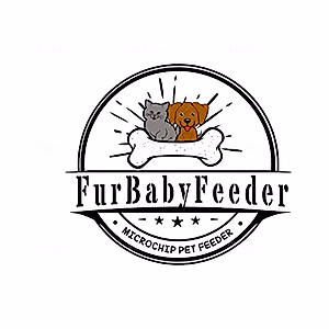 FurBabyFeeder Automatic Microchip Pet Feeder - Uses RFID Collar Tag - Multi-Pet - LCD Display - Suitable for Both Wet and Dry Food (White)