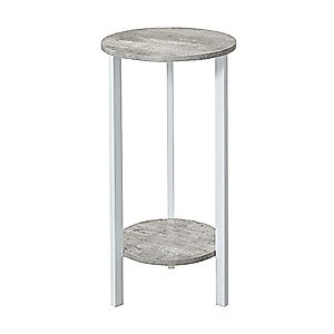 Convenience Concepts Graystone 31" Plant Stand, Faux Birch / White