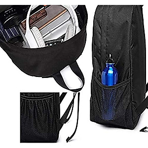 Mike Handsome Boxer Tyson Backpack Computer Bag School 3D Print Shoulders Daypack Stylish Unisex Lightweight Backpack for Boy&Girl&Men&Women with Bottle Side Pockets