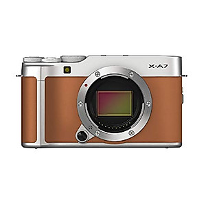 Fujifilm X-A7 Mirrorless Digital Camera w/XC15-45mm F3.5-5.6 OIS PZ Lens, Camel