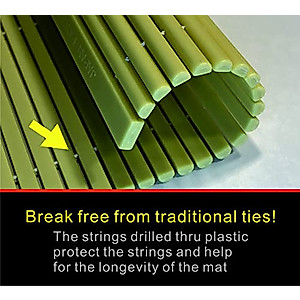 Professional Non-stick Sushi Mat Plastic Sushi Rolling Mat Sushi Mat Roller Makisu Sushi roller 10.5 in x 9.8 in