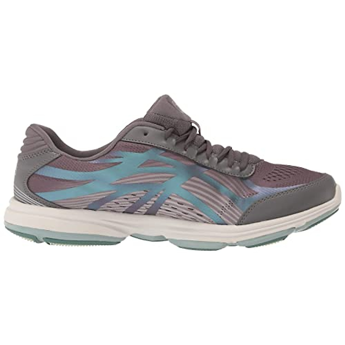 Ryka Womens Devotion Plus 3 Walking Shoe, Grey Aqua, 9 US