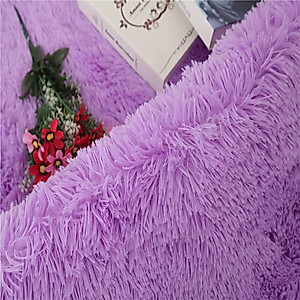 gdmgdr Soft Oval Nursery Rug for Girls Room Bedroom Oval Home Decor, 2.6' X 5.3', Purple