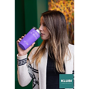 Mom Gifts From Daughter- Like Mother Like Daughter 20oz Coffee Travel Tumbler/Mug Purple - Funny Gift Idea for Mom, Mothers Day, Her, Unique, Best, Birthday, Presents