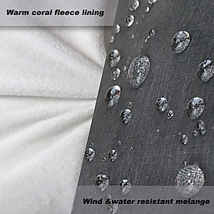 Waterproof Winter Stroller Footmuff,Universal Bunting Bag Compatible with All Strollers,Filled with 3D Cotton Toddler Stroller Winter Cover M6-4T,Beige