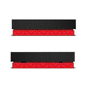 Head Case Designs Officially Licensed AC Milan Home 2020/21 Crest Kit Vinyl Sticker Gaming Skin Decal Cover Compatible with Xbox One X Console and Controller Bundle