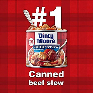 DINTY MOORE Beef Stew with Fresh Potatoes & Carrots 20 Ounce (Pack of 12)