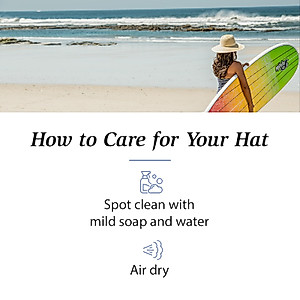 Wallaroo Hat Company – Women’s Bali Fedora – UPF 30+ Sun Protection, Wide Brim, Packable and Adjustable Sizing for Medium Crown Sizes – Fashionable Sun Hat for Everyday Sun Protection (Natural)