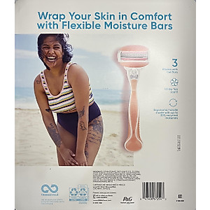 Venus Gillette 3 Razor Blade ComfortGlide White Tea with 12 Gel Cartridges