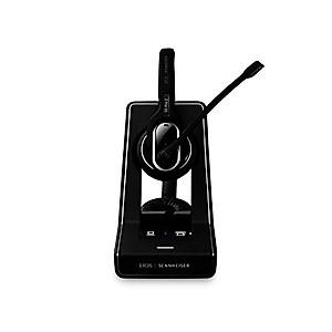 Sennheiser Enterprise Solution SD Pro2 ML Double-Sided Multi Connectivity Wireless Headset for Desk Phone & Skype for Business Ultra Noise-Cancelling Microphone, Black