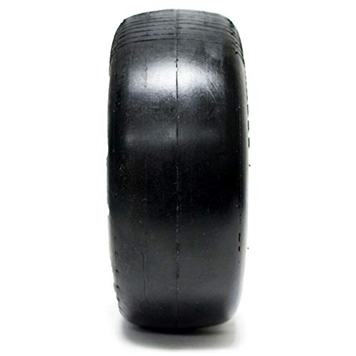 New 11x4.00-5 Flat Free Smooth Tire w/Steel Wheel for Zero Turn Lawn Mower Garden Tractor -hub Length 3"-5" - Bore ID 5/8" 114005 (2)