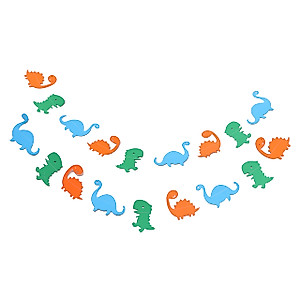 Dinosaur Flag Creative Garland Banner - Dinosaur Room Theme, Tyrannosaurus Rex Party, Paper Banner, Jurassic, Boy Children's Dinosaur Theme, Jurassic World Animal Party Supplies Background, Baby Shower, Photo Props