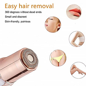 BECHY Facial Hair Remover Replacement Heads for Face,Compatible with Finishing Touch Flawless Facial Hair Removal Tool for Women,As Seen ON TV 18K Rose Gold Generation 2 Double Halo