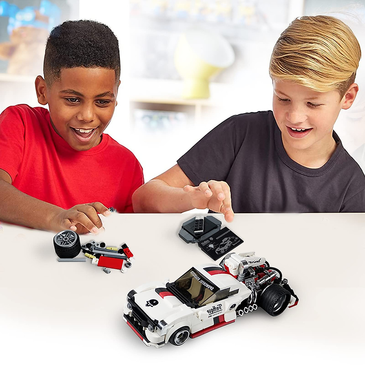 YOUHODA Sports Car Building Blocks Kits Engineering Race Car Toy Set for Kids & Teens, Collectible Model Cars Set to Build, 1:24 Scale Sports Car Model (436Pcs)