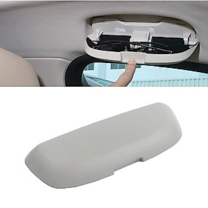 Sunglasses Holder for BMW 1 3 5 6 7 X3 X5 X7 Series,Glasses Case Storage Box Replace for Driver Side Overhead Grab Handle (Fits:F30 F31 F80 F34 F10 F11 F25/G20 G30 G31 G32 G11 G12 G01 G05 G07) (Gray)