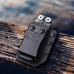 Kydex Multitool Sheath for Leatherman Wave & Plus, Fits Wave Plus, Multi-Tool Not Included (Black)