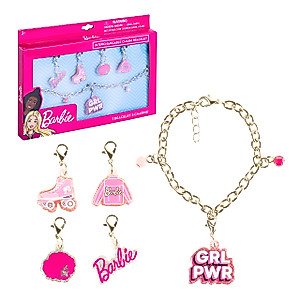 LUV HER Barbie Girls Add A Charm Box Set with 1 charm bracelet & 5 interchangeable charms - Ages 3+