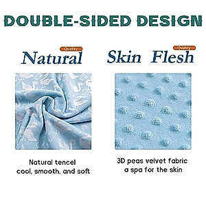 Busarilar Pregnancy Pillows Cooling for Sleeping, Maternity Pillow, Pregnancy Body Pillow Support for Back, Legs, Belly, HIPS of Pregnant Women, Detachable and Adjustable (Blue, Large)