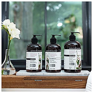 ApotheCARE Essentials The Mender Damaged Hair Repair Conditioner, Coconut Milk, White Jasmine, Vitamin E, 12 oz