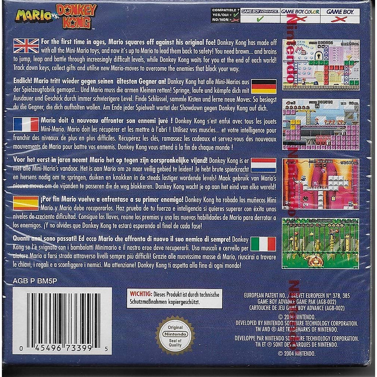 Mario vs. Donkey Kong - Game Boy Advance