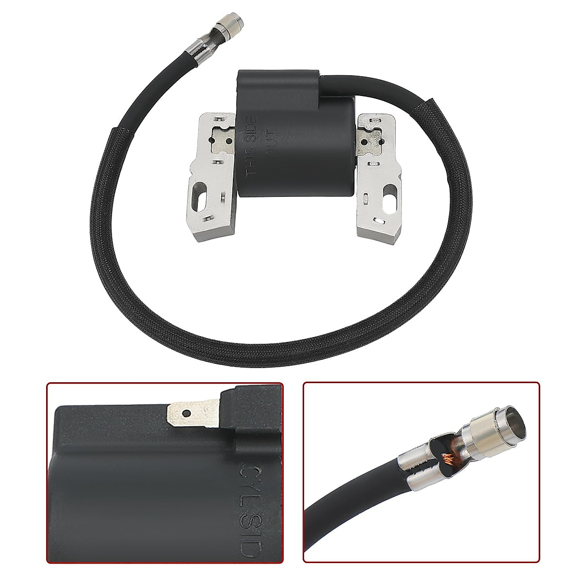 Savior 492341 591459 799650 Ignition Coil for B&S 495859 690248 715231 796520 795315 Lawn Mower for John Deere LG492341 LG495859 D110 Lawn Tractor for 13HP 14HP 15HP Ignition Coil