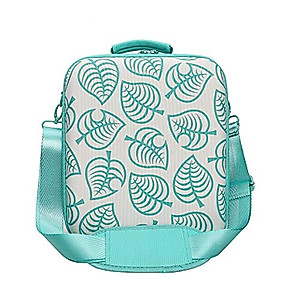Nintendo Switch Deluxe Carrying Case-Turquoise Storage Bag with Handle and Shoulder Strap Fits Complete Switch System Console+Switch Dock+ Pro Controller +Joy-Con grip+ Poke Ball Plus & Accessories.