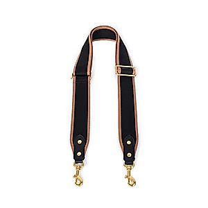 GOXTECH Purse Strap Replacement Crossbody Handbag Stripe Wide Adjustable (Black -Bag Strap)