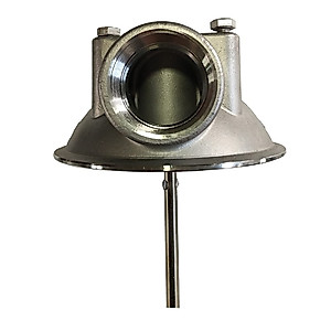 INTBUYING Heavy-Duty Filter Housing for 20"L cartridges 1.5"NPT inlet and outlet Corrosion-Resistant Stainless Steel Water Filter Housing with Bracket and a Drain Valve