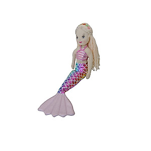 Birsppy Mermaid Doll Pink Rainbow Color | Mermaid Plush | Soft Toy Premium Quality | 18''
