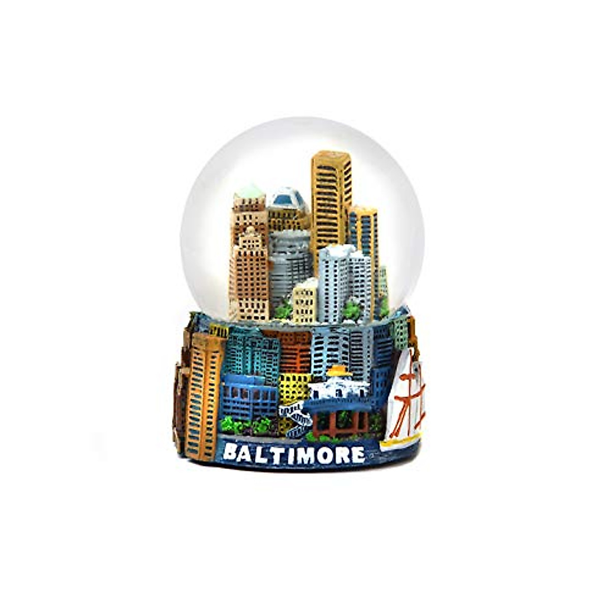 Baltimore Maryland Snow Globe 65MM
